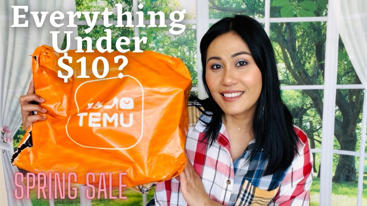TEMU Spring Sale | Everything Under $10? Haul and Review - YouTube
