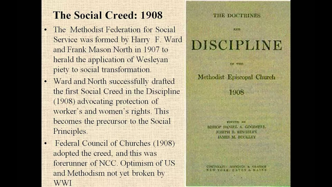 36 Social Gospel and Origins of the Social Creed - YouTube