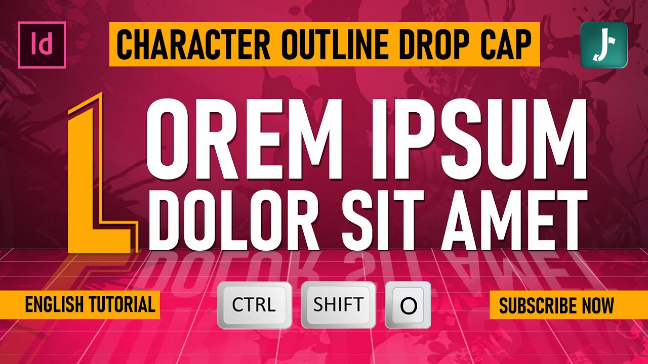 Step-by-Step Guide to Creating Character Outline Drop Caps in InDesign ...