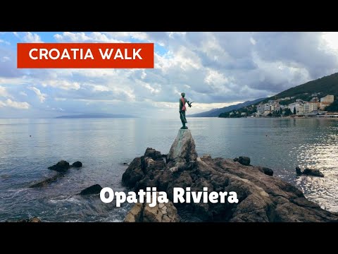 [4K] Discover Opatija | Croatia’s Historic Spa Town by the Sea