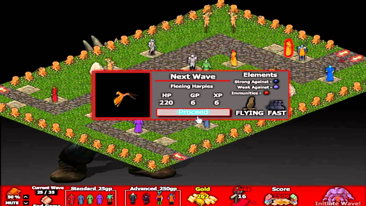 Defender Tower Defence - Mapa Yew Crossroads - YouTube