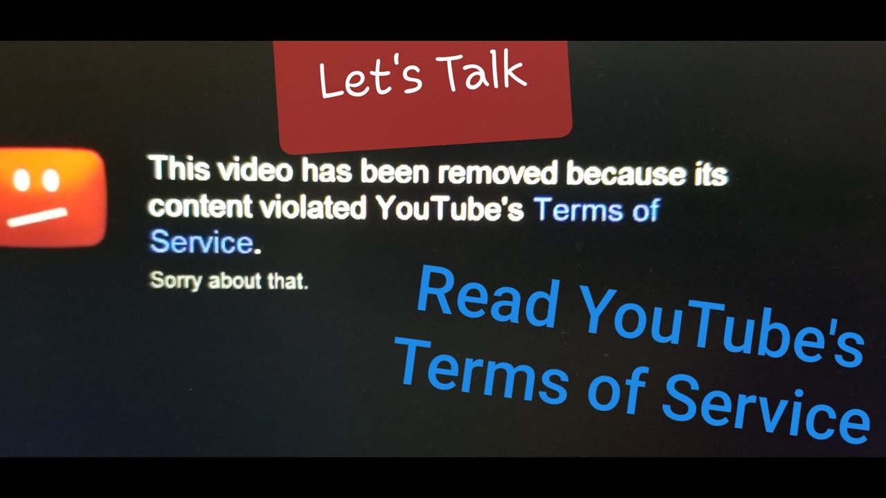 YouTube Terms of Service // Truth About Commercially Viable - YouTube