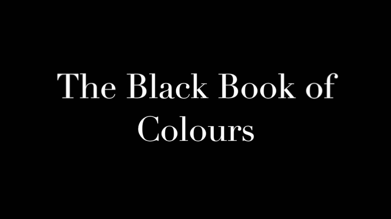 Black book of colours - YouTube