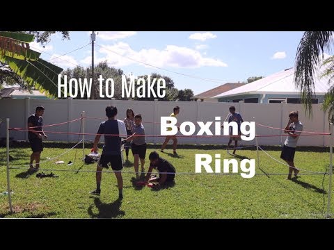 How to build a boxing ring - YouTube