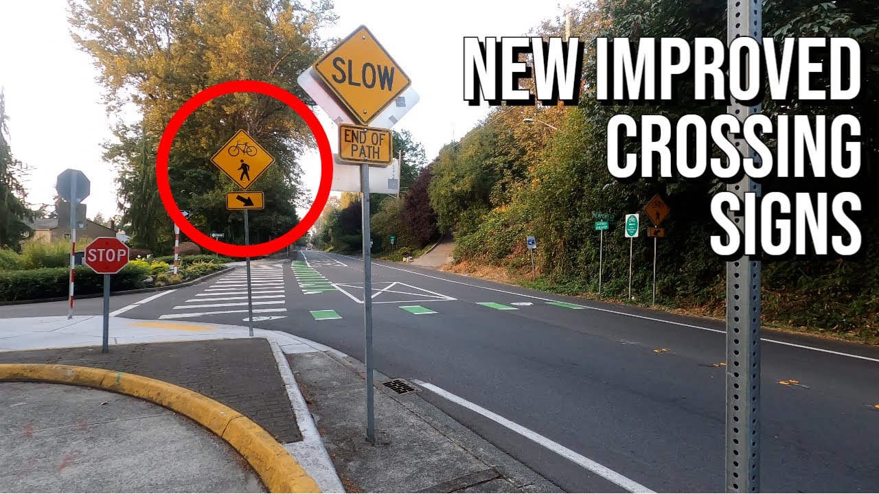 New Crossing Signs at 118th Ave: Is it Safer Now? - YouTube