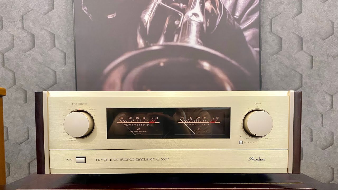 Cứ đẹp là chơi thôi amply Accuphase E-305V - YouTube