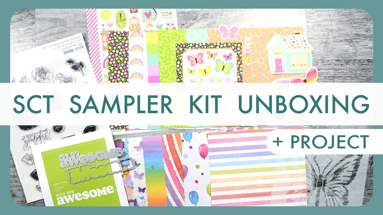 SCT Sampler Kit unboxing + project, Aug 2023 - YouTube