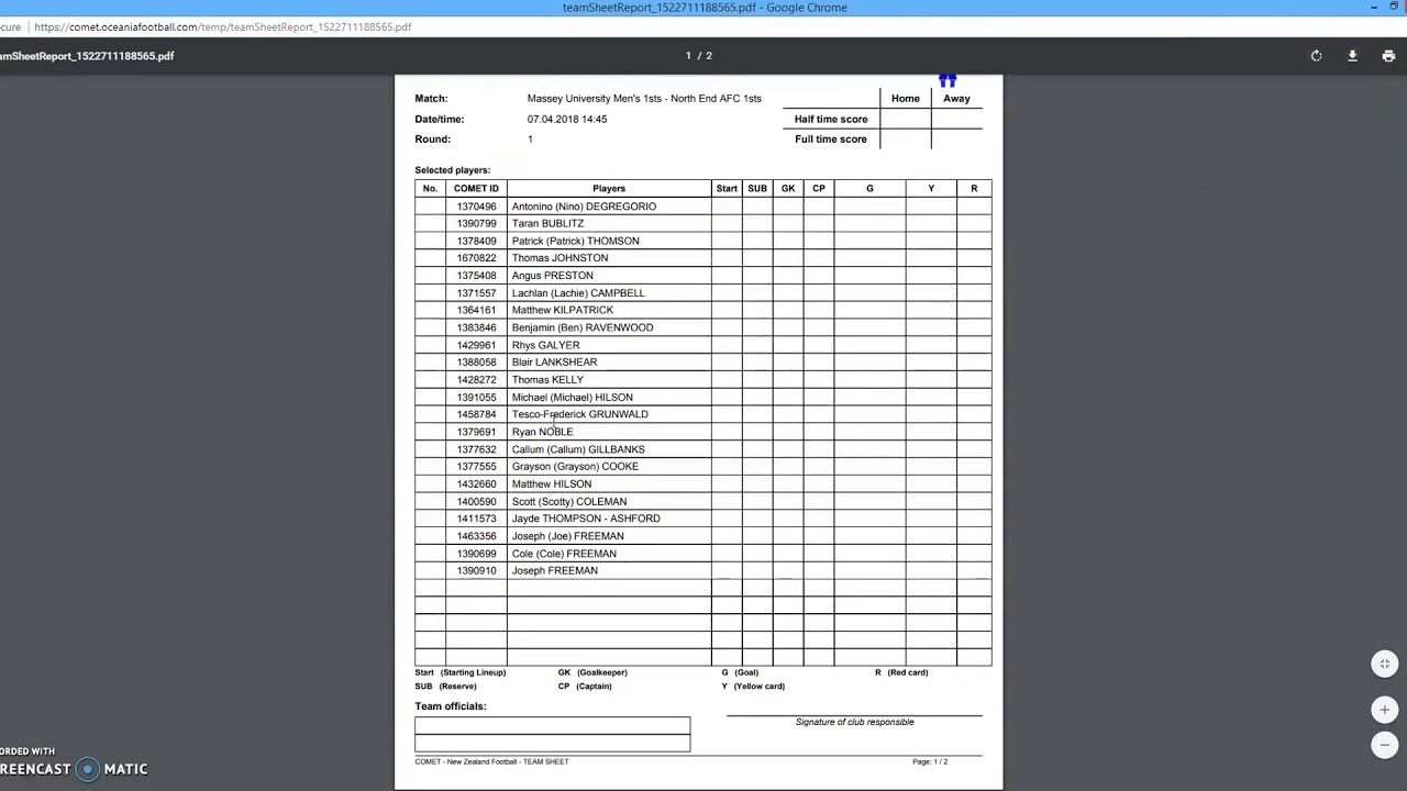 Session #12 - Squad selections and team sheet - YouTube