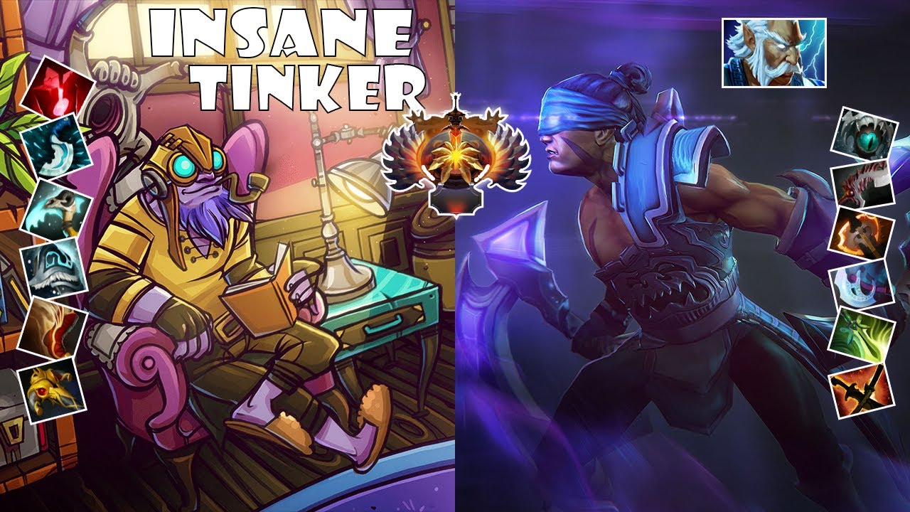 INSANE TINKER VS INSANE ANTI MAGE GODADICO DOTA - YouTube
