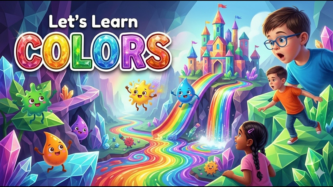 Let's Learn the Colours | Basic Colours Lesson | Tiny Tots Plus - YouTube