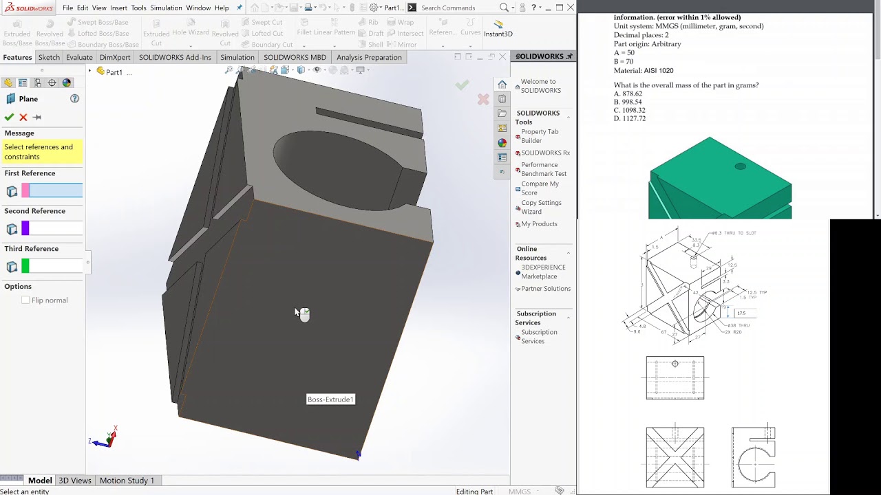 SolidWorks Workshop #3 - YouTube