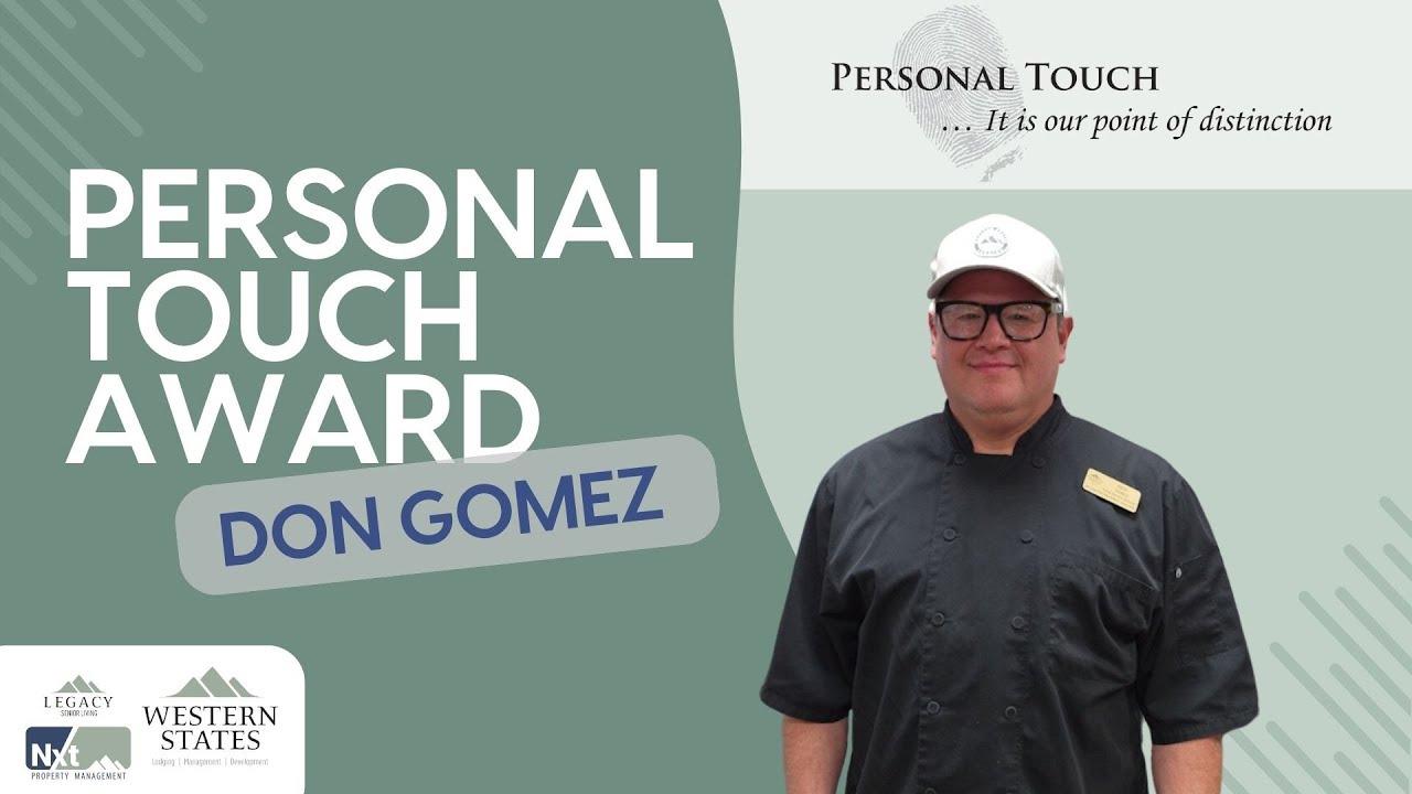 2023 Personal Touch Award Winner - Don Gomez - YouTube