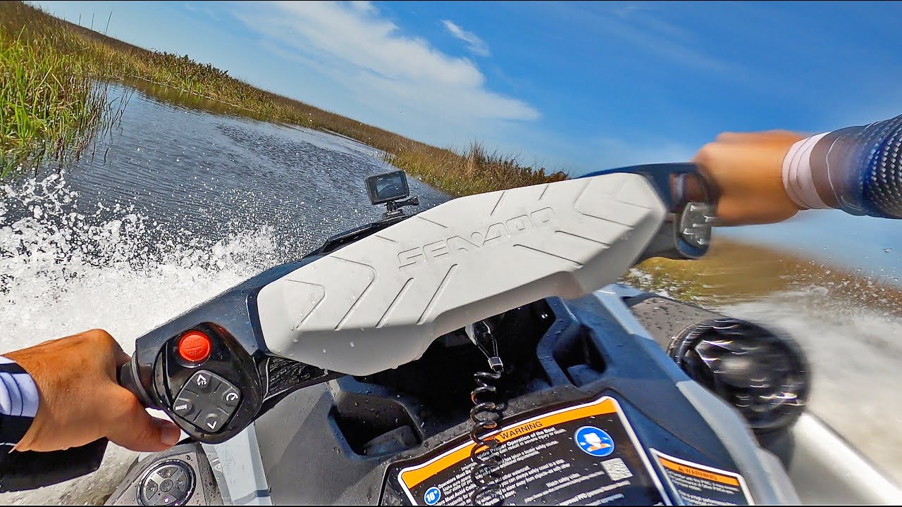 Riding JET SKI on a water rally course (High Speed Rally Course) - YouTube
