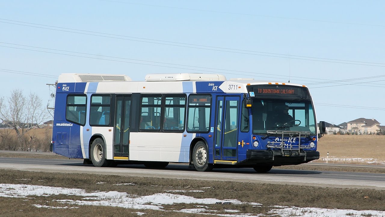 Airdrie Transit 2011 NovaBUS LFS40102 #3711 - Cummins ISL9 ZF Ecolife ...