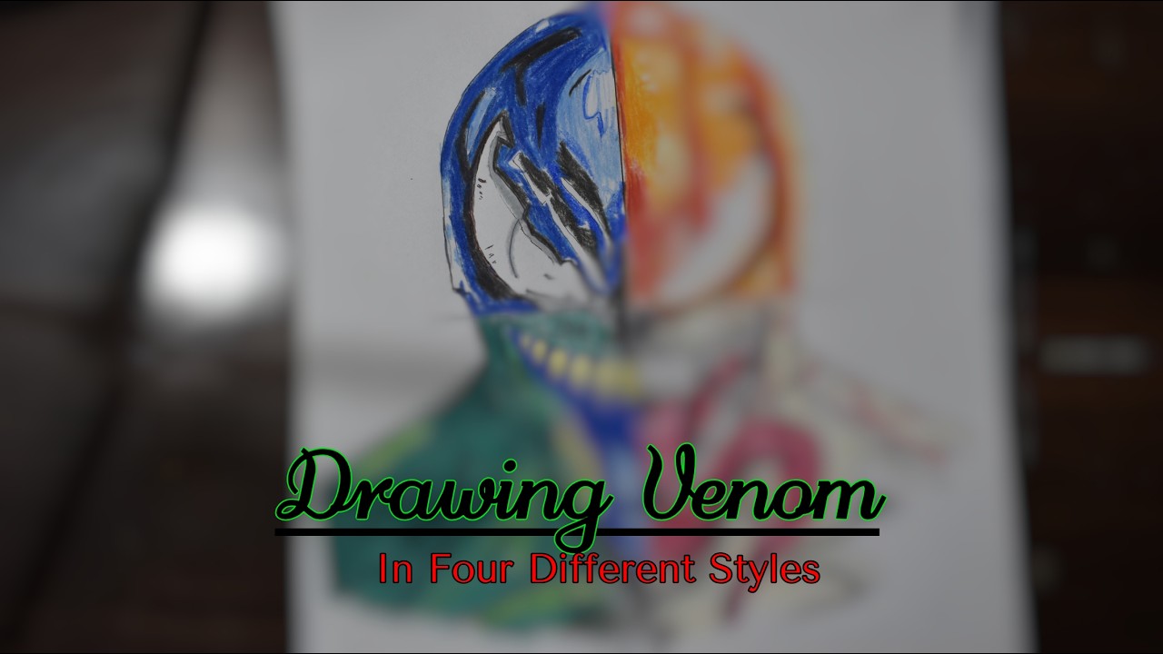 Venom in 4 Horror Styles: Pumpkin, Symbiote Vampire & Frankenstein ...