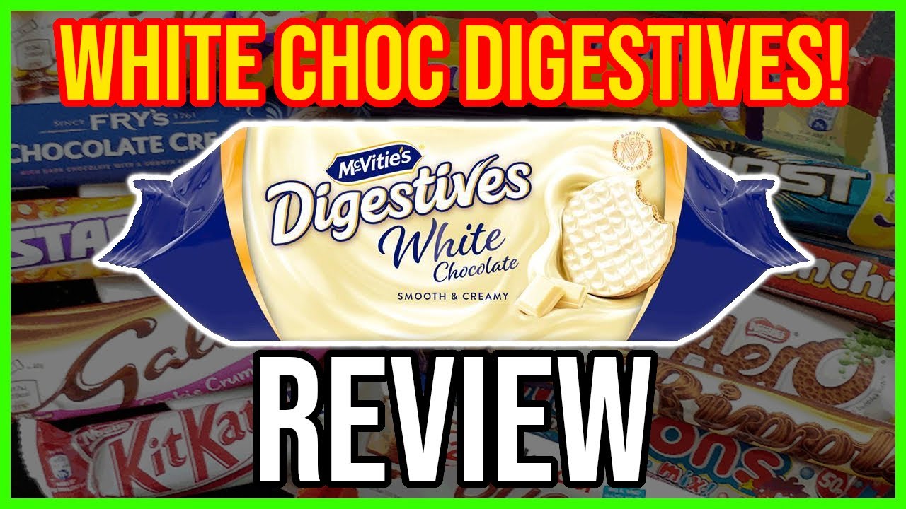 McVitie's White Chocolate Digestives Review - YouTube