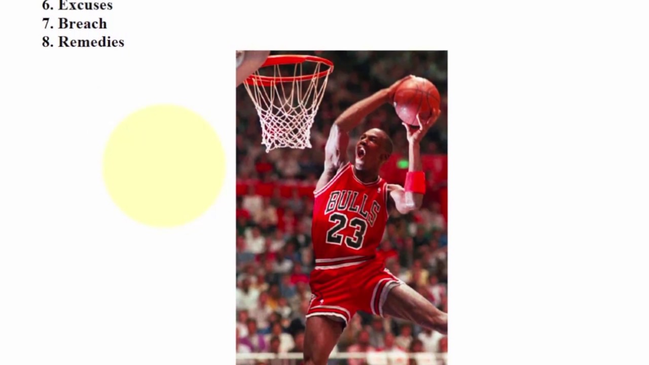 Michael Jordan v. Knafel in Contracts for Law School Exams. - YouTube