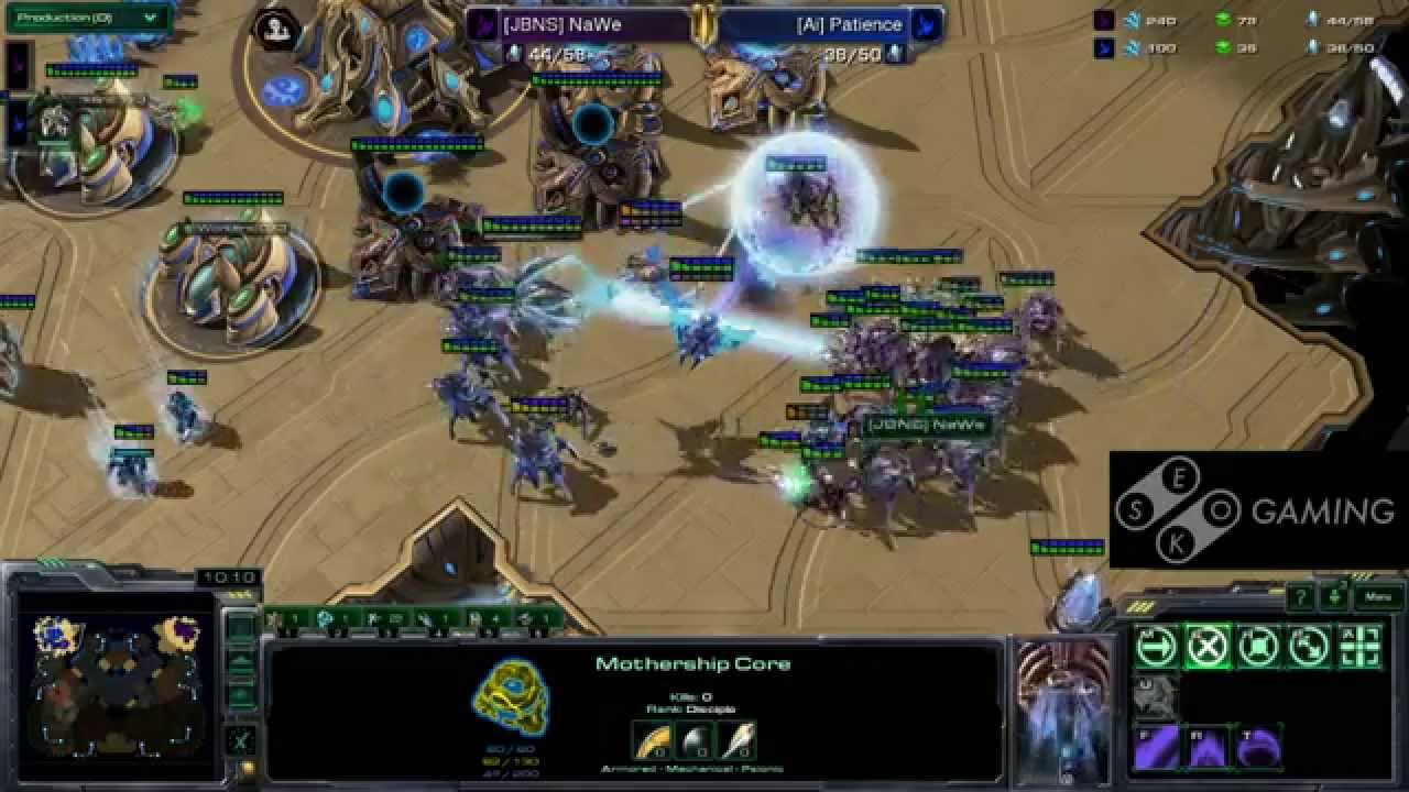 SeKo Starcraft - Patience vs NaWe - PvP SC2 Replay - YouTube