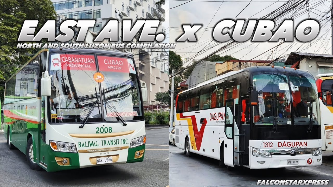 CUBAO & EAST AVE. BUS SPOTTING|| BUS SPOTTING COMPILATION - YouTube