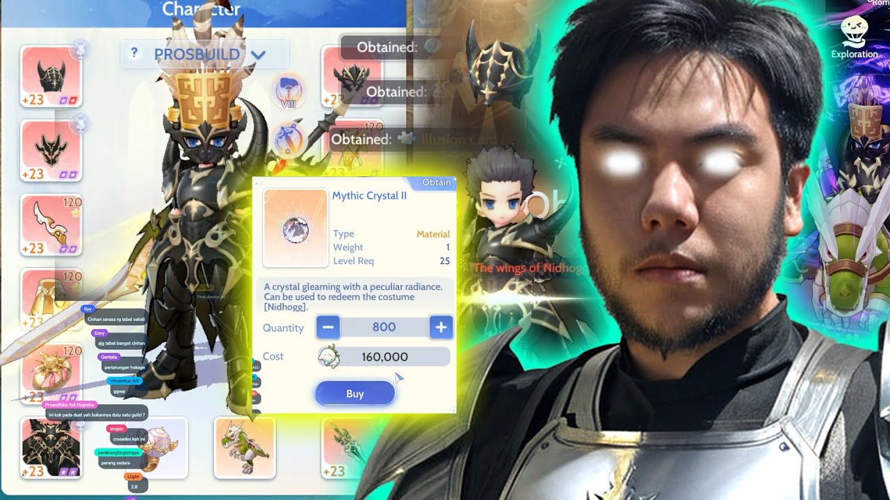 160.000 Nyanberry For NEW Mythic Costume NIDHOG! - Ragnarok Origin ...