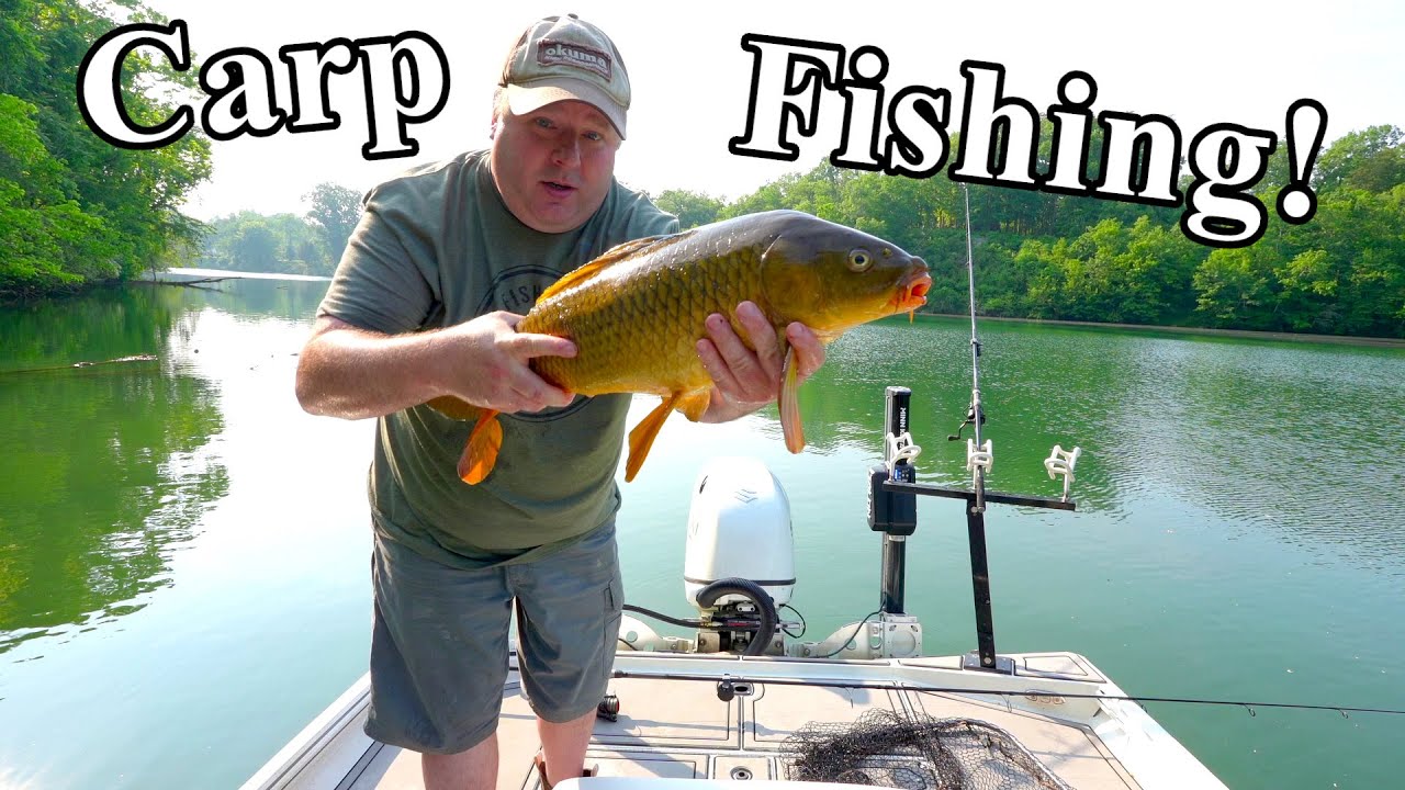 10 Foot Fishing Pole In A 20 Foot Boat (Carp Fishing) - YouTube
