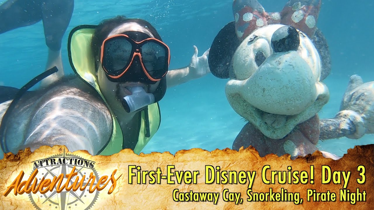 First-Ever Cruise! Day 3: Disney's Castaway Cay, Snorkeling, Pirate ...
