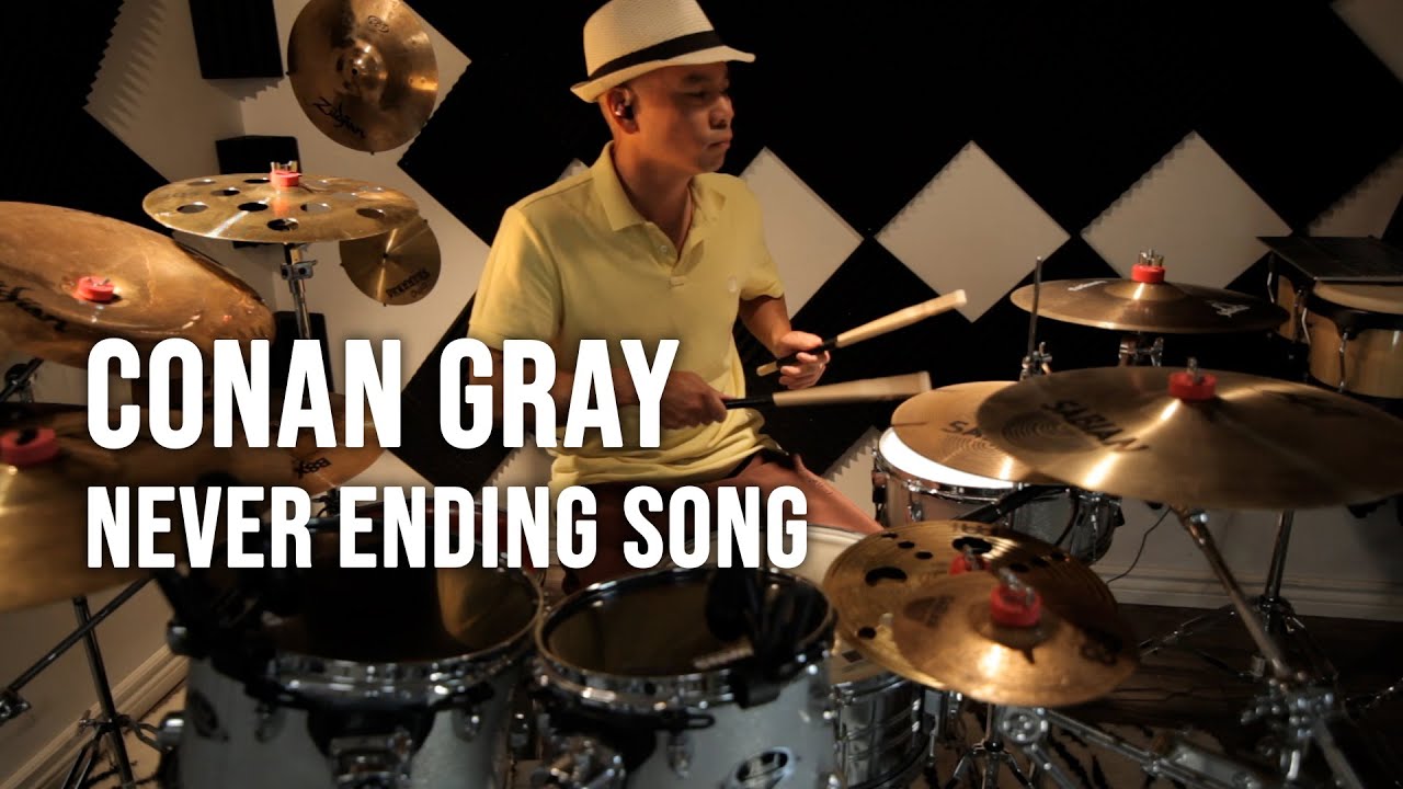 Conan Gray - Never Ending Song - Drum Cover - YouTube