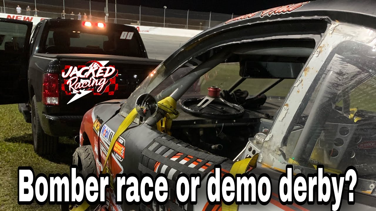 We couldn't survive the wreck filled bomber race - New Smyrna Speedway ...
