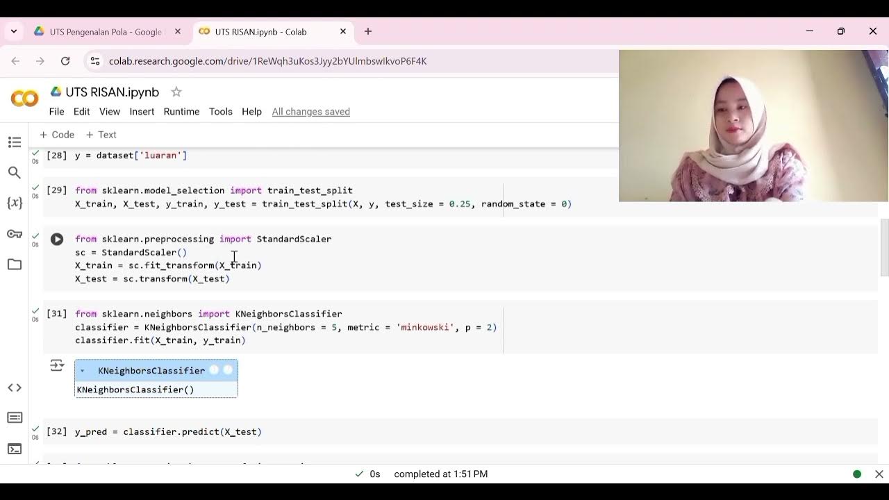 Algoritma K -Nearest Neighbour (KNN) Dengan Dataset Diabetes - YouTube