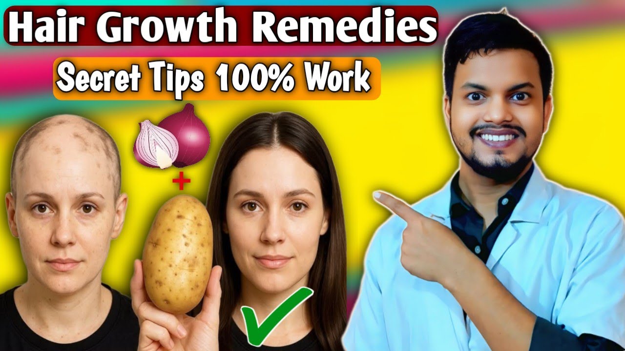 Hair Fall Home Remedies | बाल झड़ना कैसे रोकें | Natural Hair Growth ...