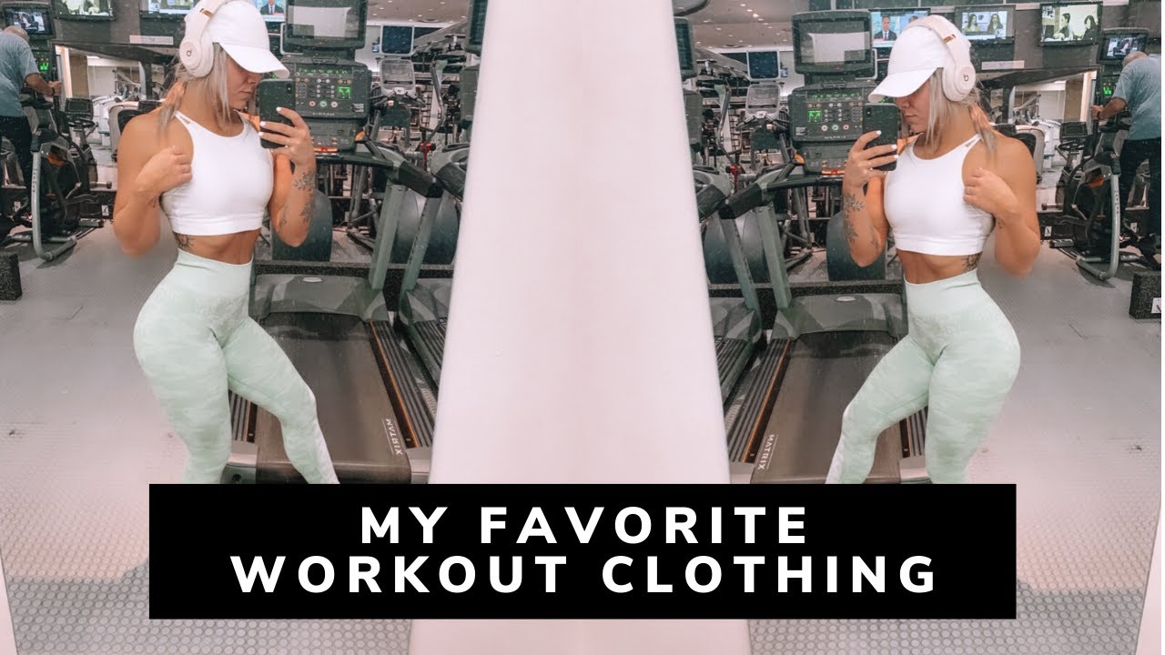 Workout Clothing Haul | My FAVORITES | A Tough Leg workout - YouTube