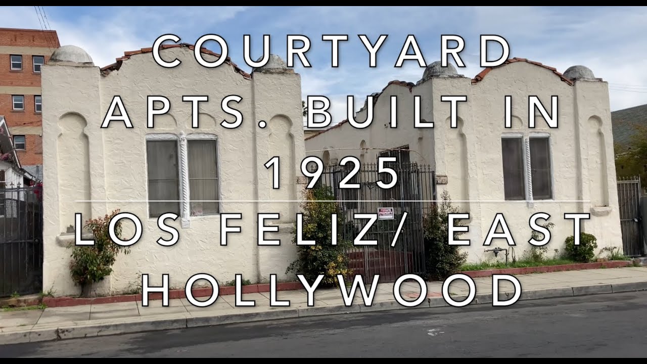 1920's Courtyard Apartments Los Angeles- Location Nerd - YouTube