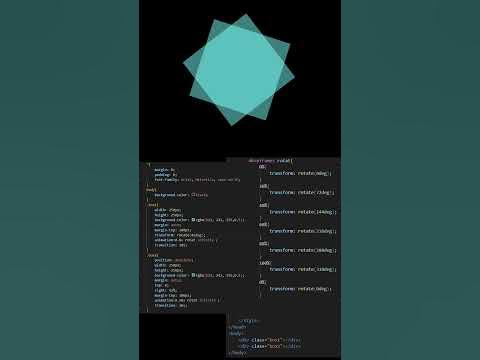 rotate animation with html and css #shortsvideo - YouTube