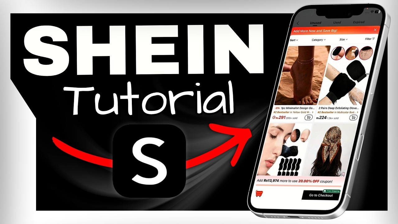 Shein App Tutorial • How To Use Shein Mobile App for Online Shopping 🛒 ...