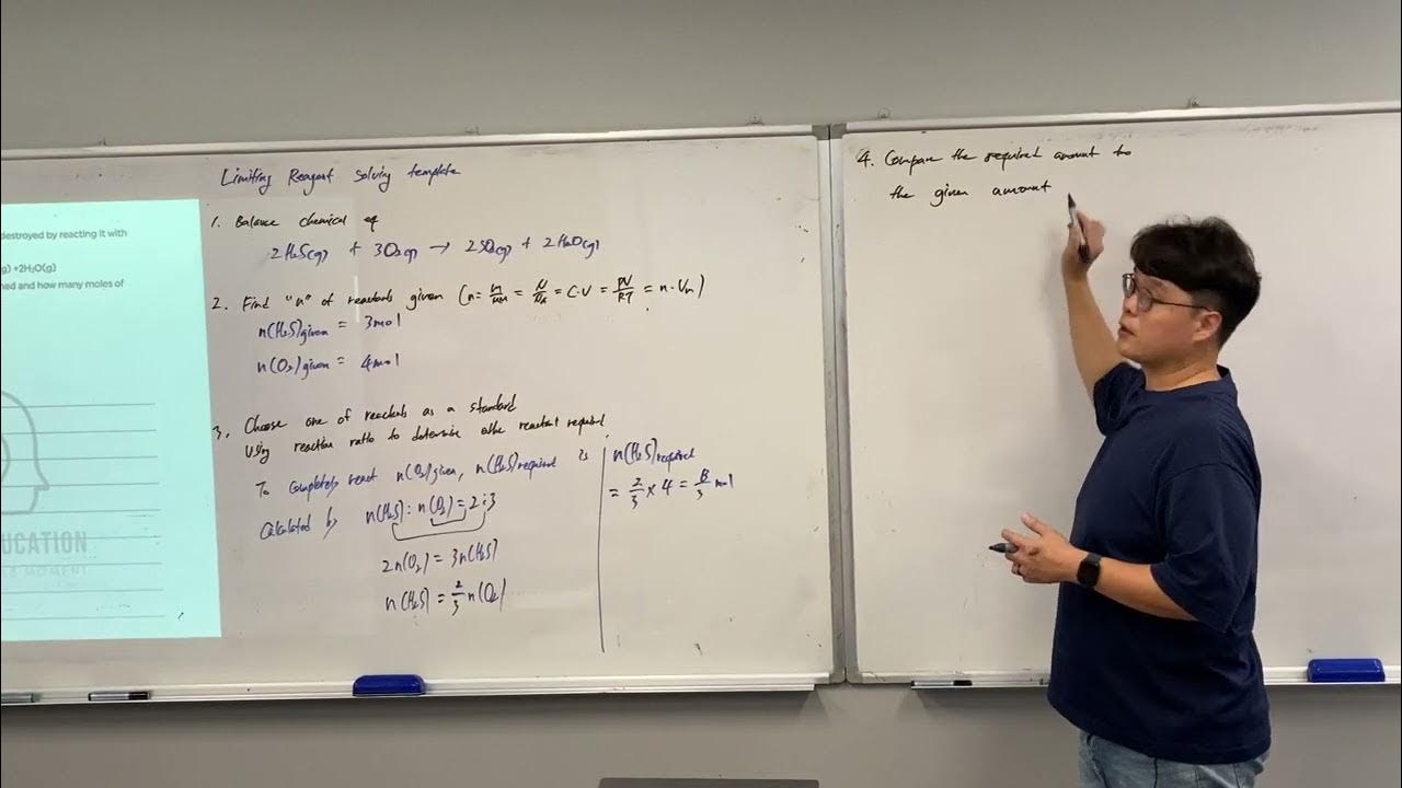 Limiting Reagent Problem Solving Methods - YouTube
