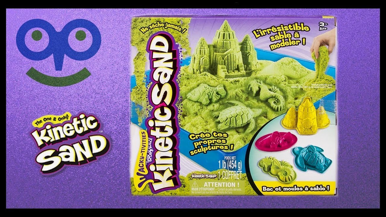 Kinetic Sand - Unboxing and Playing - YouTube