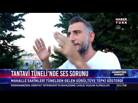 Tantavi Tüneli'nde ses sorunu