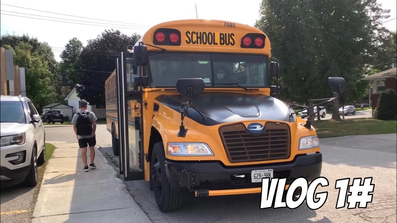 Bus Ride Home After High School Vlog - YouTube