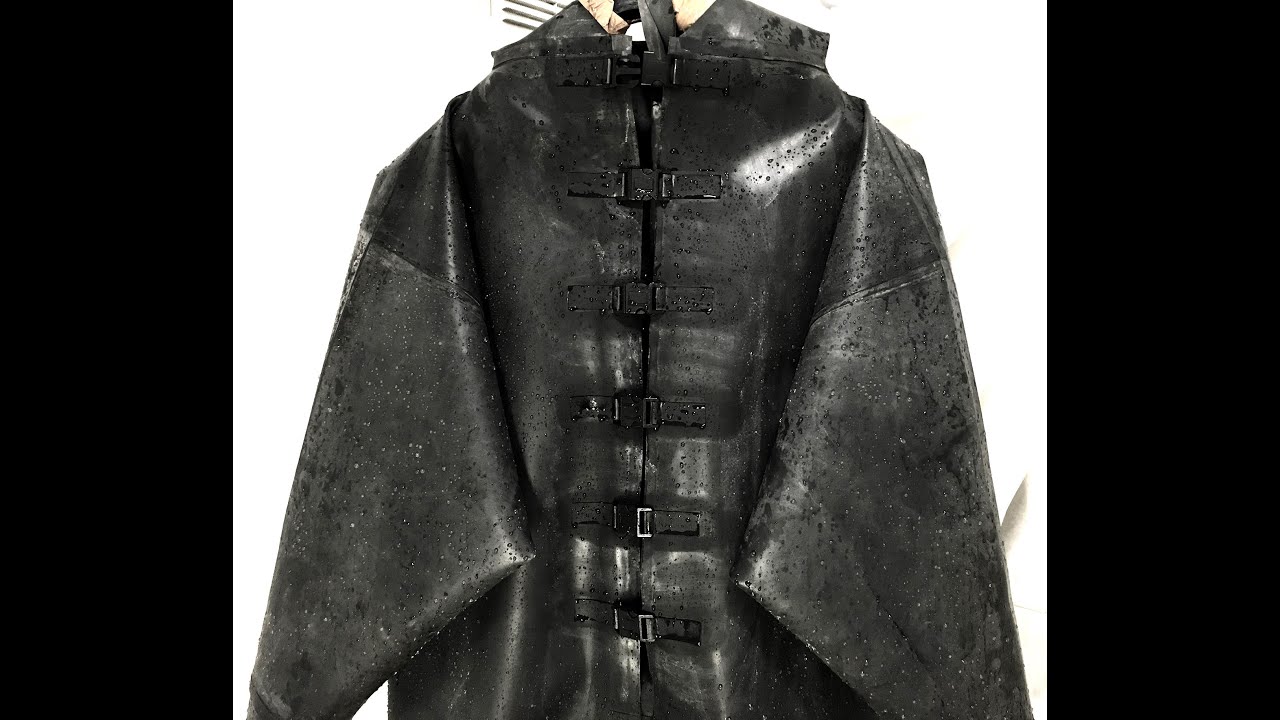 VERY HEAVY PURE RUBBER OVERALL 6+ kg WITH BOOTS GUMMIANZUG SCHWER ...