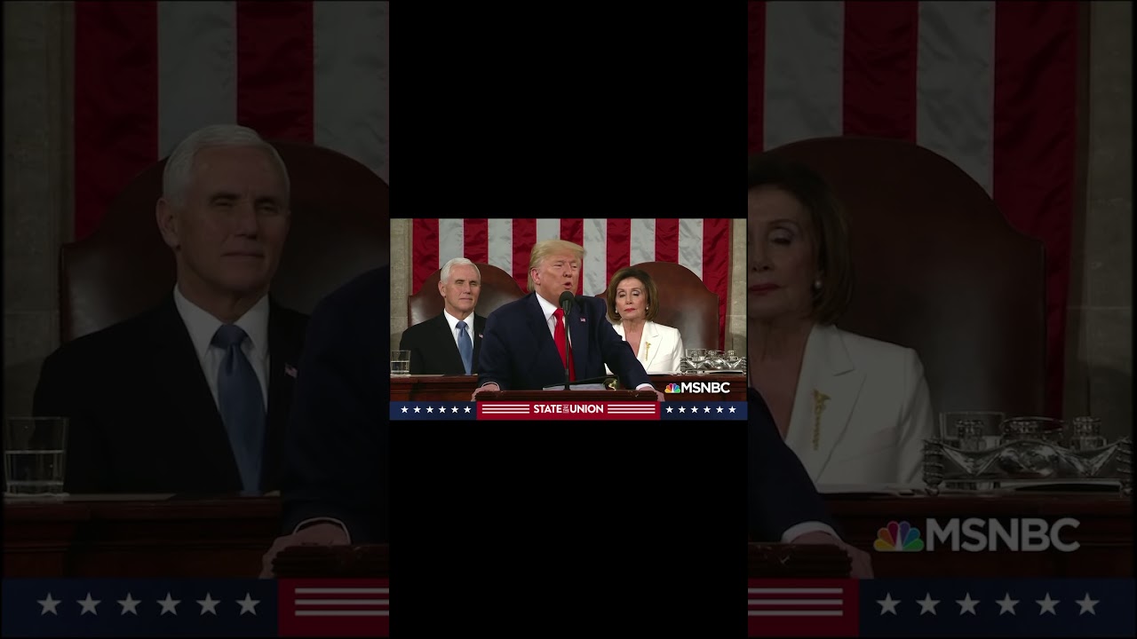 Nancy Pelosi Rips Donald Trump’s State of the Union Speech - YouTube