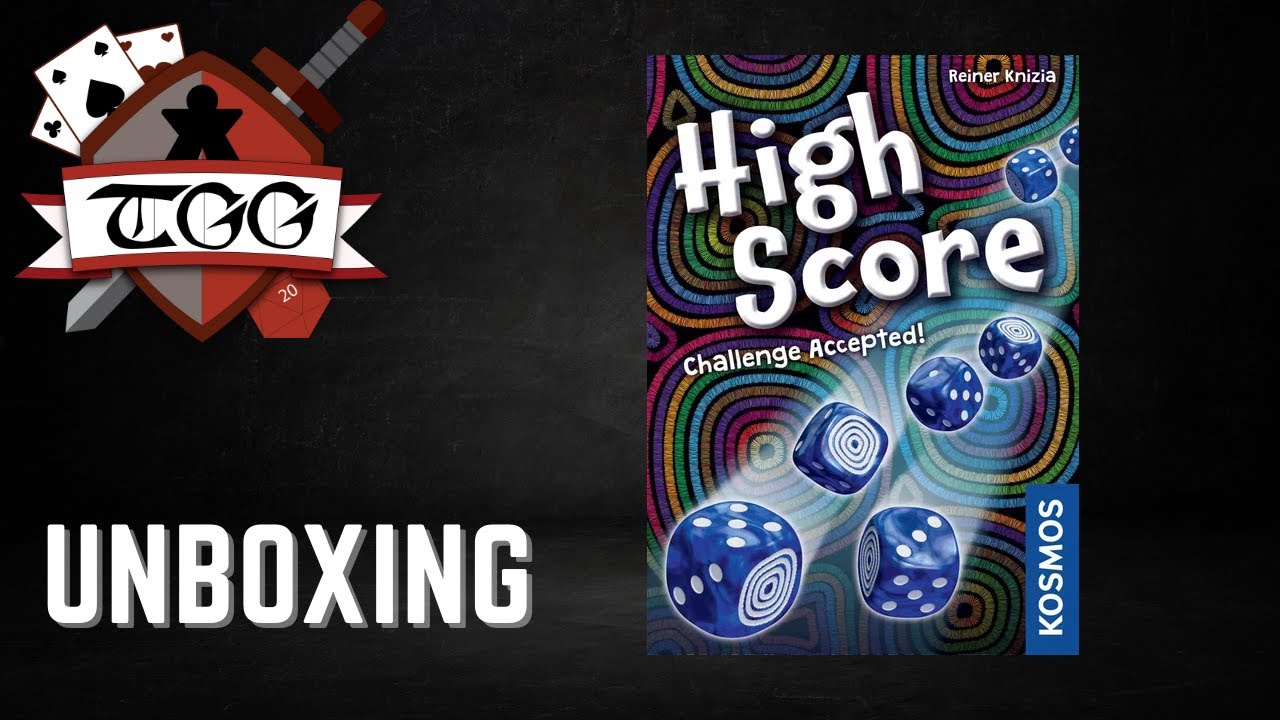 High Score Board Game Unboxing - YouTube