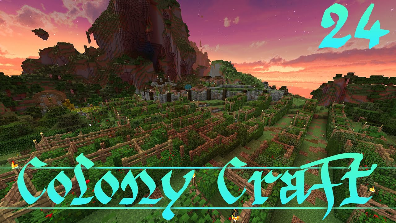 Colony Craft SMP : Ep24 : Grapes for Days - YouTube