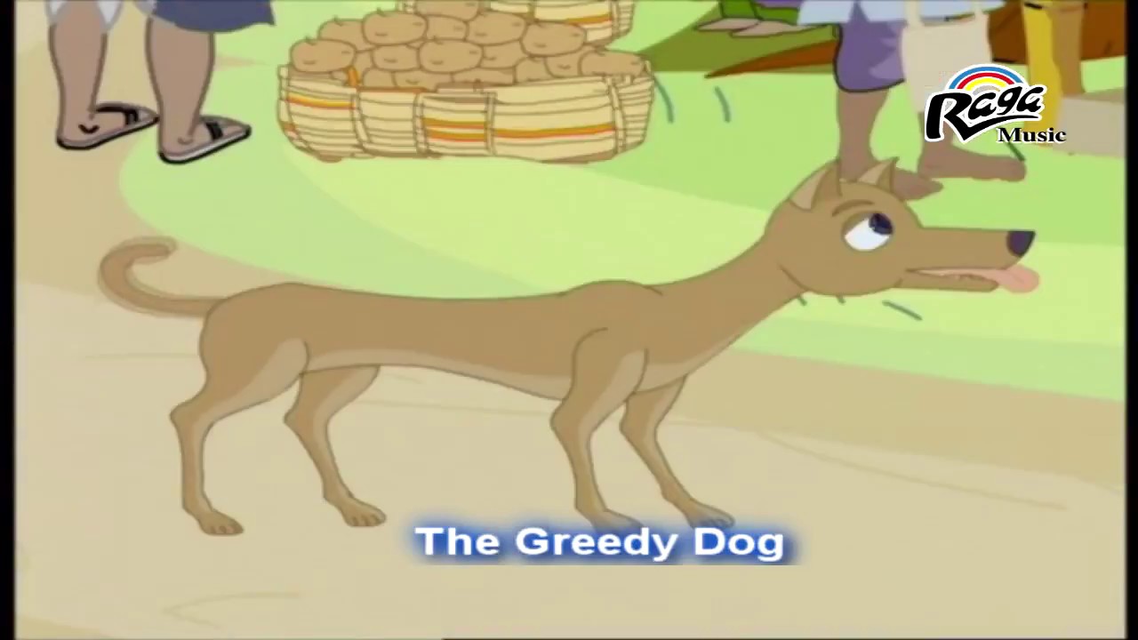 The Greedy Dog - Short Story for Kids the greedy dog story in english ...