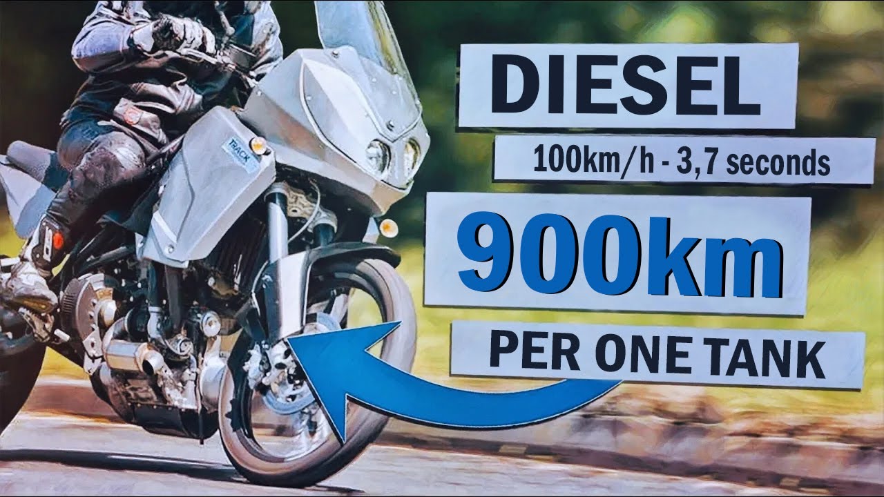 Adventure DIESEL Bike - 900km on ONE TANK! - YouTube