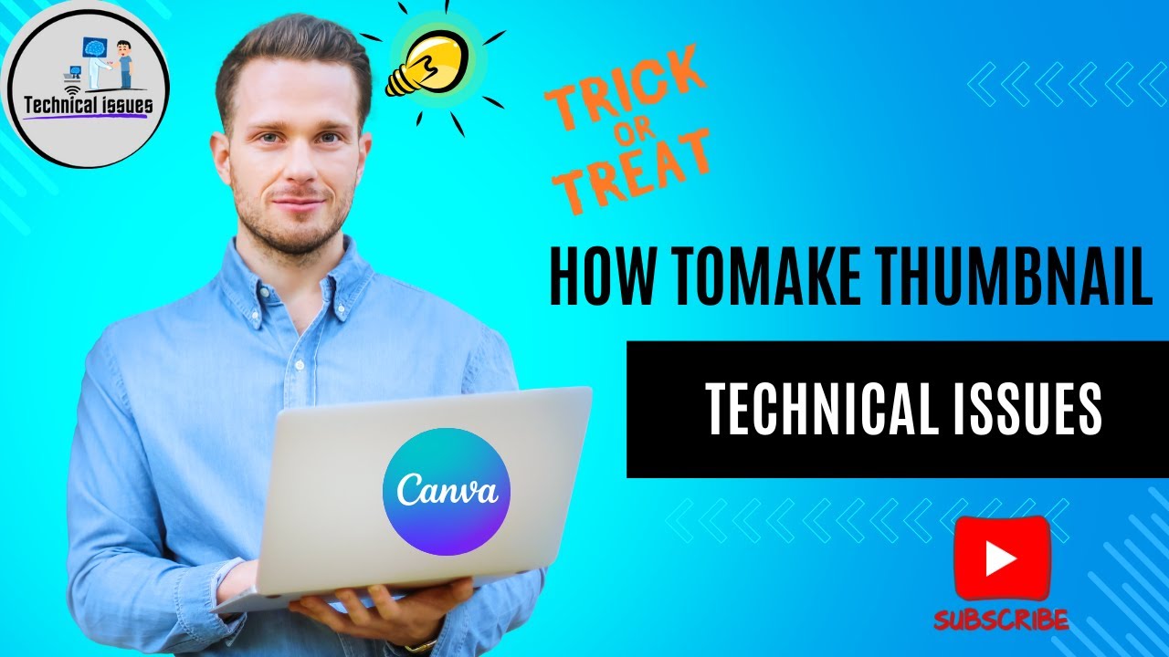 How To Make a Youtube Thumbnail In Canva | Nepali | Technical issues - YouTube