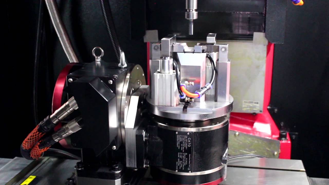 CATO 5 Axis CNC Machining Center - YouTube