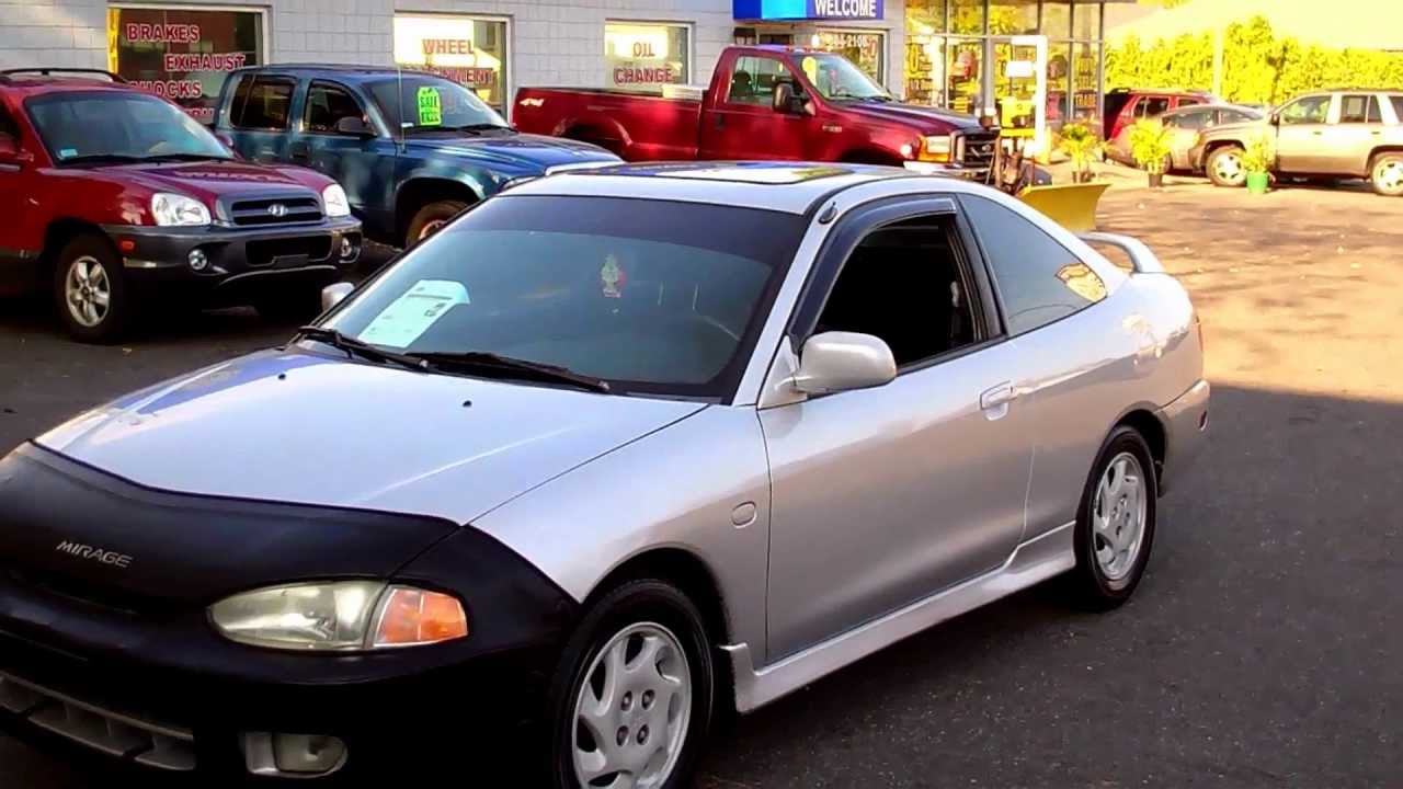 Mitsubishi Mirage LS Coupe 2DR 4CYL 5 Speed Manual - - YouTube