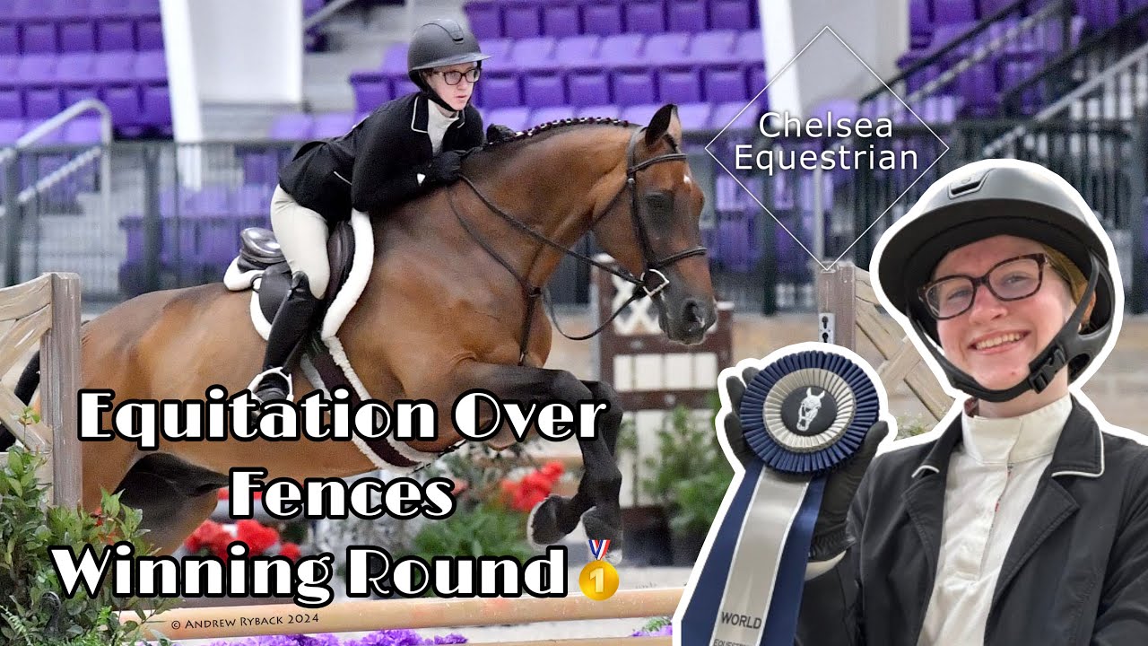 Caliente Z and Chelsea Fagan winning the Long Stirrup Equitation O/F🥇 ...