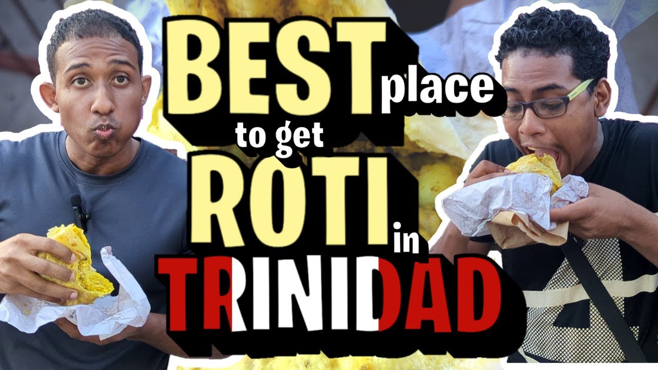 BEST place to get ROTI in Trinidad (west) - YouTube