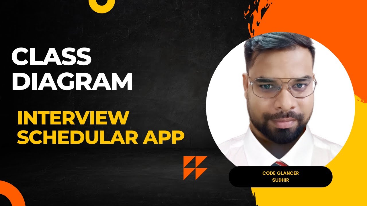 UML class diagram interview schedular app - YouTube